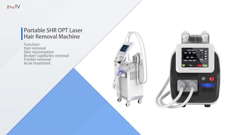 Portable SHR OPT Laser Hair Removal Machine | ETW Video